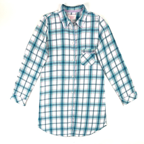 Victoria's Secret | Intimates & Sleepwear | Victorias Secret Blue Plaid ...